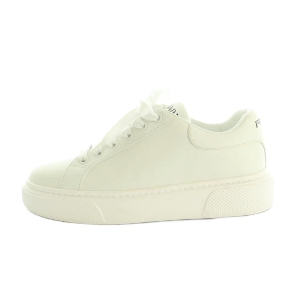 プラダ PRADA スニーカー シューズ レザー 36 23.0cm 白 1E621M /MI ■OS レディース【ブランド】プラダ PRADA【表記サイズ】36 23.0cm【実寸サイズ】最大幅：9.5cm　アウトソール：25.5cm　　...