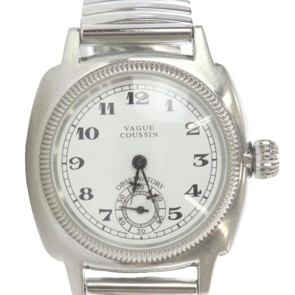 ヴァークウォッチカンパニー VAGUE WATCH Co. coussin 腕時計 クオーツ シルバー色 /SR ■SH メンズ【表記サイズ】実寸サイズをご参照ください。【実寸サイズ】バンド幅：1.5cm　腕周り：18.5cm　ケース・タテ...