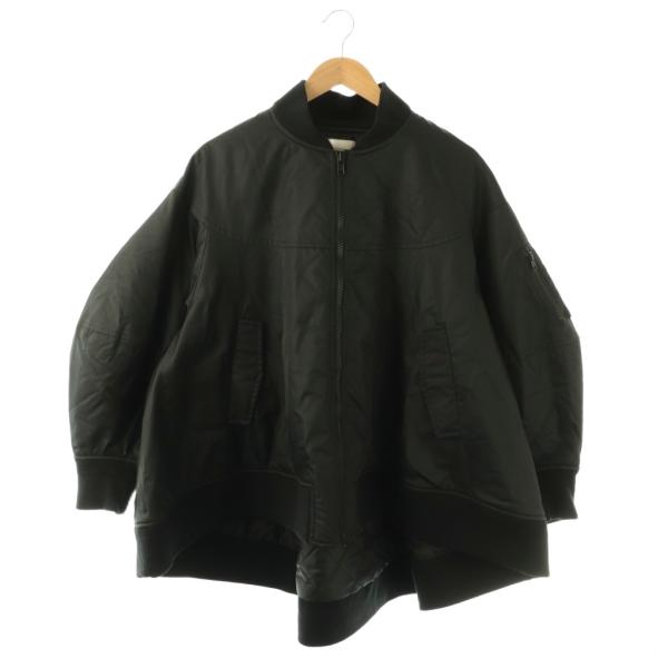 ル フィル LE PHIL 26SS 中綿リブキルティングジャケット ブルゾン 1 ブラック /ES ■OS レディース【ブランド】ル フィル LE PHIL【表記サイズ】1【実寸サイズ】身幅：73cm　着丈：81cm　ゆき丈：82cm　　...