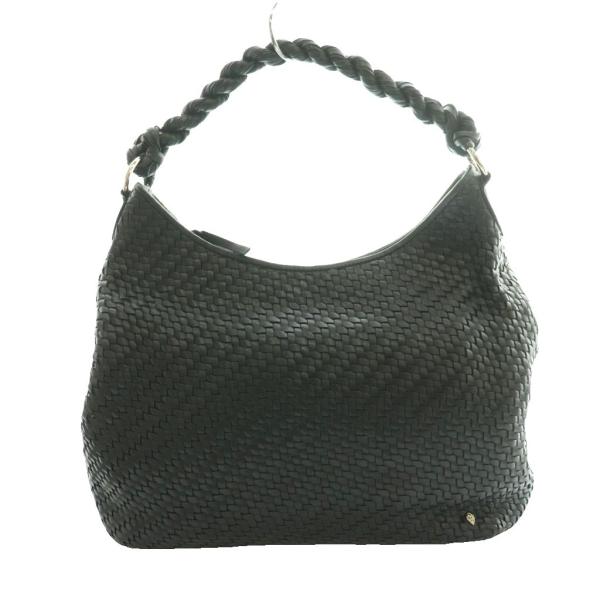 ヘレンカミンスキー HELEN KAMINSKI オールレザー イントレチャート ワンショルダーバッグ ハンド 黒 ブラック /SS ■OS レディース【ブランド】ヘレンカミンスキー HELEN KAMINSKI【実寸サイズ】持ち手の長さ：...