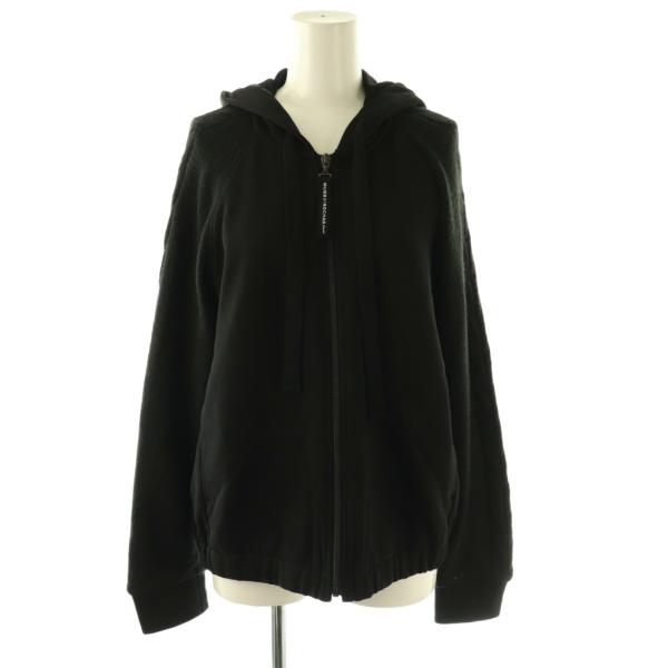 ロシャス ROCHAS MUSE BY ROCHAS Premiere ニット パーカー 切替 11 ブラック /DF ■OS レディース【ブランド】ロシャス ROCHAS【表記サイズ】11【実寸サイズ】身幅：53cm　着丈：57cm　ゆき...