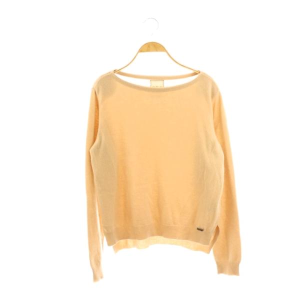 デイジーリンフォクシー カシミヤボートネックニットプルオーバー セーター 長袖 40 ベージュ 30371 /DO ■OS レディース【ブランド】デイジーリンフォクシー DAISY LIN For FOXEY【表記サイズ】40【実寸サイズ】...
