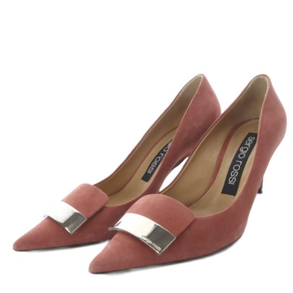 セルジオロッシ Sergio rossi sr1 パンプス ピンヒール ポインテッドトゥ スエード 38.5 ピンク A78950 /YO16 レディース【ブランド】セルジオロッシ Sergio rossi【表記サイズ】38.5【実寸サイズ...