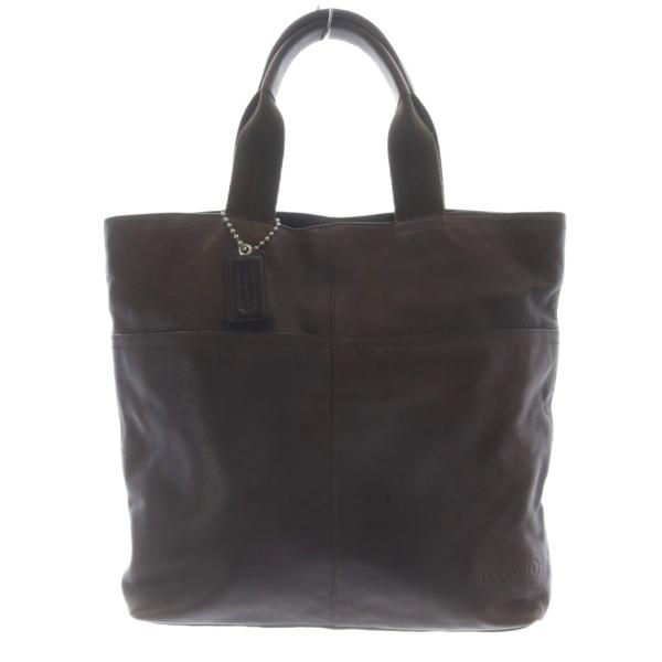 コーチ COACH Thompson レザー トートバッグ ハンドバッグ 茶色 ブラウン 70310 /SR ■AD メンズ【ブランド】コーチ COACH【表記サイズ】サイズなし（実寸サイズをご確認下さい）【実寸サイズ】持ち手の長さ：43c...