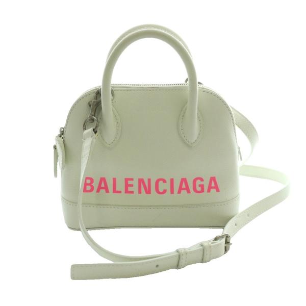 バレンシアガ ヴィル VILLE トップハンドルXXS バッグ 2WAY ハンド ショルダー レザー 白 ホワイト 550646 /SS ■OS ■OH レディース【ブランド】バレンシアガ BALENCIAGA【実寸サイズ】持ち手の長さ：約...