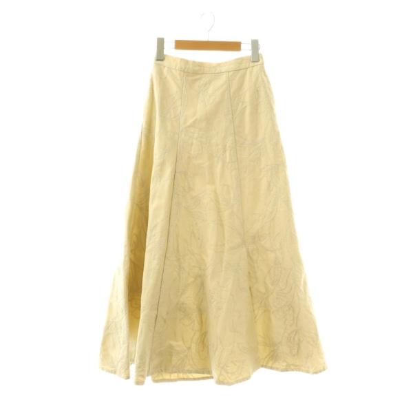 アメリヴィンテージ Ameri VINTAGE DENIM LIKE FLOWER SKIRT フレアスカート ラメ M ベージュ /ES ■OS レディース【ブランド】アメリヴィンテージ Ameri VINTAGE【表記サイズ】M【実寸サ...