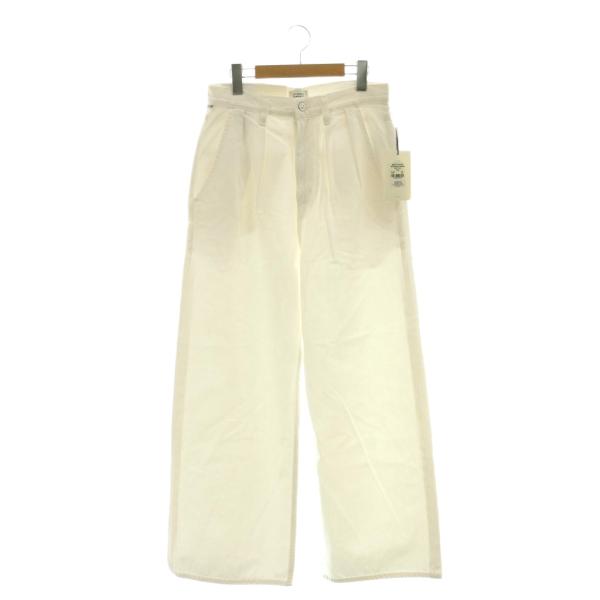 未使用品 シチズン オブ ヒューマニティー CITIZENS OF HUMANITY TUCK DENIM タックデニム パンツ ワイド 26 ホワイト /MY ■OS レディース【ブランド】シチズン オブ ヒューマニティー CITIZEN...