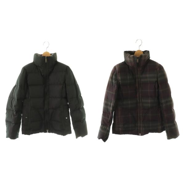 バーバリー ロンドン BURBERRY LONDON リバーシブルダウンジャケット 40 紫 パープル 黒 ブラック /SS ■OS レディース【ブランド】バーバリー ロンドン BURBERRY LONDON【表記サイズ】40(L)【実寸サ...