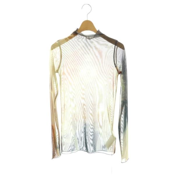 未使用品 アメリヴィンテージ Ameri VINTAGE 24AW ELIZABETH STAINED GLASS SHEER TOP トップス カットソー シアー 長袖 F ブラウン カーキ /HK ■OS レディース【ブランド】アメリヴ...