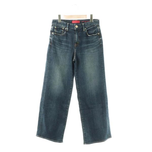 レッドカード RED CARD 35th Anniv. Wide ワイドデニムパンツ ジーンズ ストレート 25 インディゴ 26W101 /CX ■OS レディース【ブランド】レッドカード RED CARD【表記サイズ】25【実寸サイズ】...