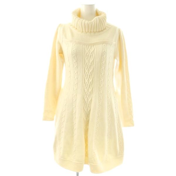 ハーリップトゥ Her lip to ハーリップトゥ 25AW Clara Cable Knit Dress ワンピース ニット チュール S アイボリー /ES ■OS レディース【ブランド】ハーリップトゥ Her lip to【表記サイ...