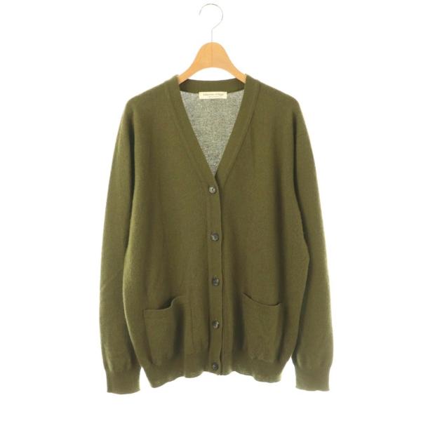 ジョンストンズオブエルガン Johnstons of Elgin カシミヤカーディガン ニット L カーキ /ES ■OS メンズ【ブランド】ジョンストンズオブエルガン Johnstons of Elgin【表記サイズ】L【実寸サイズ】肩幅...