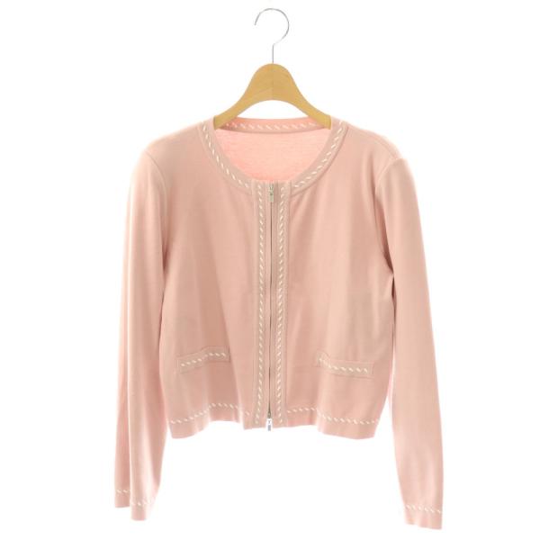 フォクシー ブティック FOXEY BOUTIQUE 44397 レオニー カーディガン ニット 40 スモークピンク ホワイト /ES ■OS レディース【ブランド】フォクシー ブティック FOXEY BOUTIQUE【表記サイズ】40【...