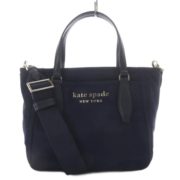 未使用品 ケイトスペード KATE SPADE Daily Small Satchel 2WAYバッグ トートバッグ ショルダーバッグ ナイロン ネイビー /YO20 レディース【ブランド】ケイトスペード KATE SPADE【実寸サイズ】...