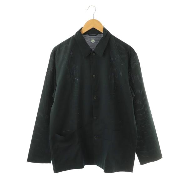デサント DESCENTE ポーズ PAUSE SCHEMATECH AIR SHIRT COVERALL シャツ ロゴボタン M ネイビー /CX ■OS メンズ【ブランド】デサント DESCENTE【表記サイズ】M【実寸サイズ】肩幅：4...