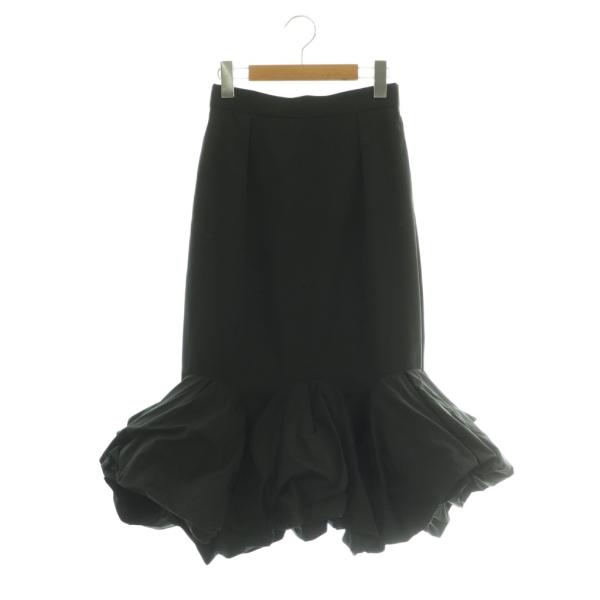 フェテ FETE Bouquet Skirt ブーケスカート タイトスカート S 黒 25431521 /MI ■OS レディース【表記サイズ】S【実寸サイズ】ウエスト：62cm　ヒップ：91cm　スカート丈：74.5cm　　【素材】表地：...