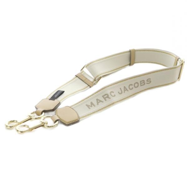 マークジェイコブス MARC JACOBS ショルダーストラップ ロゴ ベージュ /SR レディース【ブランド】マークジェイコブス MARC JACOBS【実寸サイズ】全長（フリンジ含まず）：110cm　幅：4.8cm　　【色】ベージュ【状...