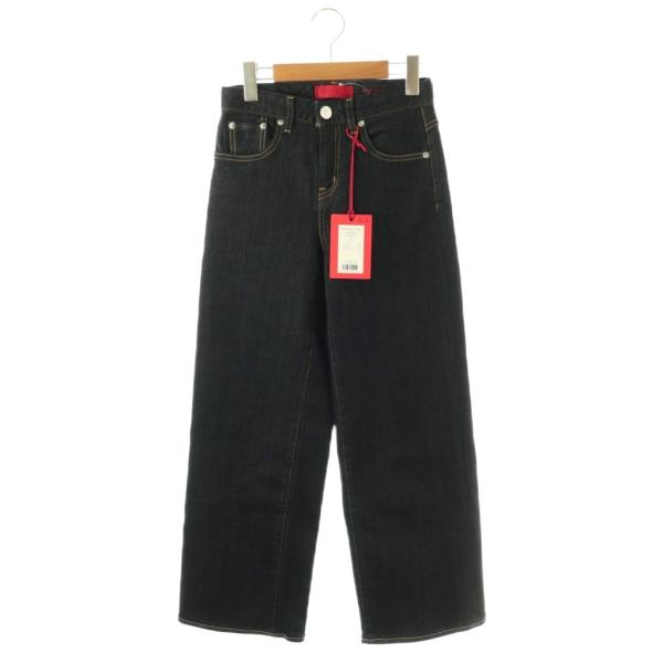 未使用品 レッドカード RED CARD 35th Anniv. Wide デニムパンツ ジーンズ ワイド ストレート 21 インディゴ 26W101 /CX ■OS レディース【ブランド】レッドカード RED CARD【表記サイズ】21【...