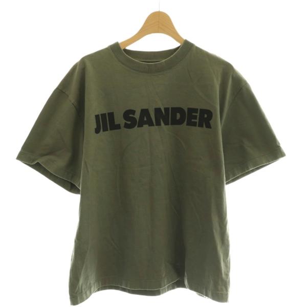 ジルサンダー JIL SANDER T-SHIRT CN SS カットソー Tシャツ ロゴ M カーキ J02GC0001 /CX ■OS メンズ レディース【ブランド】ジルサンダー JIL SANDER【表記サイズ】M【実寸サイズ】肩幅：...