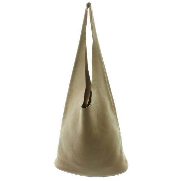 ザロウ THE ROW BINDLE THREE ビンドルスリー ワンショルダーバッグ レザー ワンカラー ベージュ /BB レディース【ブランド】ザロウ THE ROW【実寸サイズ】持ち手の長さ：-cm　ヨコ：35cm　タテ：29cm　マ...