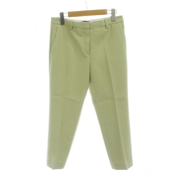 セオリー Theory BISTRETCH DOUBLE3 TREECA 4J N パンツ 2 黄緑 ライトグリーン クロップド丈 センタープレス /AG ■OS レディース【ブランド】セオリー Theory【表記サイズ】2【実寸サイズ】ウ...
