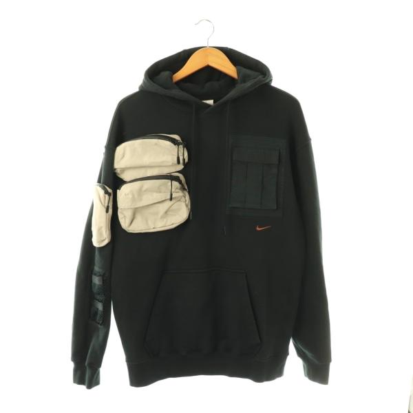 ナイキ NIKE × トラヴィス スコット TRAVIS SCOTT UTILITY HOODIE フーディー パーカー M ブラック /DF ■OS メンズ【ブランド】ナイキ NIKE【表記サイズ】M【実寸サイズ】肩幅：58cm　身幅：5...