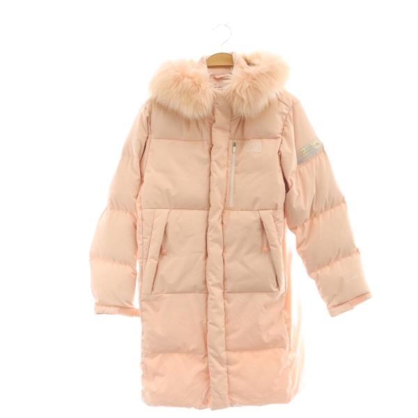 ザノースフェイス THE NORTH FACE NJ1DN51U ダウンファーコート ジップアップ ロング 150 ピンク /HK ■OS キッズ【ブランド】ザノースフェイス THE NORTH FACE【表記サイズ】150【実寸サイズ】肩...