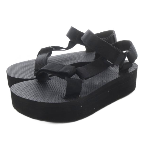 テバ Teva FLATFORM UNIVERSAL サンダル ストラップ 23cm 黒 ブラック /SR レディース【ブランド】テバ Teva【表記サイズ】23cm【実寸サイズ】ヒールの高さ：4.8cm　最大幅：9cm　　【色】黒 ブラッ...