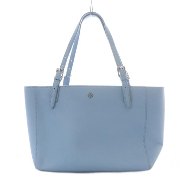 トリーバーチ TORY BURCH YORK SMALL BACKLE TOTE トートバッグ レザー ブルー /YO6 レディース【ブランド】トリーバーチ TORY BURCH【実寸サイズ】持ち手の長さ：44-54cm　ヨコ：29.5cm...