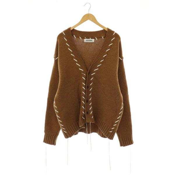 ディスカバード DISCOVERED LOOPING KNIT CARDIGAN カーディガン ニット 1 キャメル /HK ■OS メンズ【ブランド】ディスカバード DISCOVERED【表記サイズ】1【実寸サイズ】身幅：63cm　着丈：...