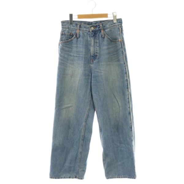 アダムエロペ Adam et Rope' 24SS フリンジアジャストデニムパンツ ジーンズ ジッパーフライ 36 ライトブルー /DO ■OS レディース【ブランド】アダムエロペ Adam et Rope'【表記サイズ】36【実寸サイズ】...