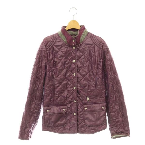 ボグナー BOGNER キルティングジャケット ナイロンジャケット 裏地フリース US10 紫 /HS ■OS  レディース【表記サイズ】US10【実寸サイズ】肩幅：40cm　身幅：48cm　着丈：64cm　袖丈：63cm　　【素材】表地 ...