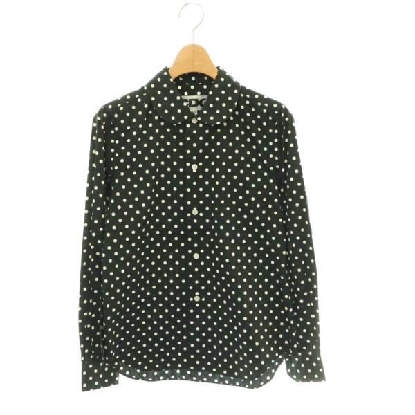 コムデギャルソン シーディージー CDG AD2017 ドットラウンドカラーシャツ 長袖 XS ブラック ホワイト /DO ■OS メンズ【ブランド】コムデギャルソン COMME des GARCONS【表記サイズ】XS【実寸サイズ】肩幅：...
