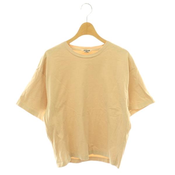 オーラリー AURALEE Ron Herman 別注 Organic Cotton High Gauge Luster Tee Tシャツ クルーネック 半袖 1 ベージュ /HS ■OS レディース【ブランド】オーラリー AURALEE【...