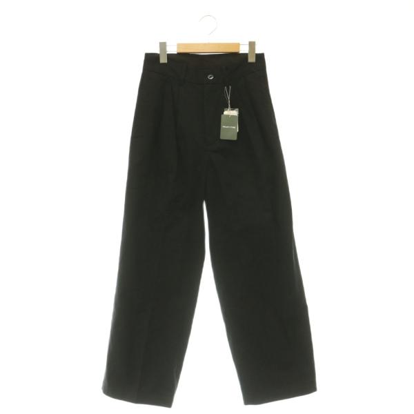 未使用品 フリークスストア FREAKS STORE MACOBER 2タックパンツ ストレート ジッパーフライ M ブラック /DO ■OS レディース【ブランド】フリークスストア FREAKS STORE【表記サイズ】M【実寸サイズ】ウ...