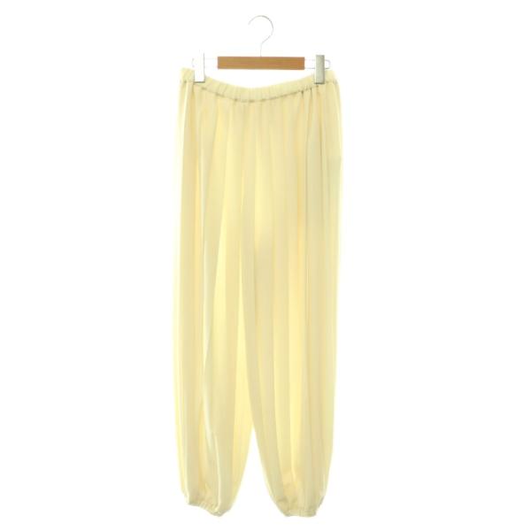 エンフォルド ENFOLD 25SS PLEATS TROUSERS パンツ プリーツ イージー ワイド 38 オフホワイト /HS ■OS レディース【ブランド】エンフォルド ENFOLD【表記サイズ】38【実寸サイズ】ウエスト：64cm...