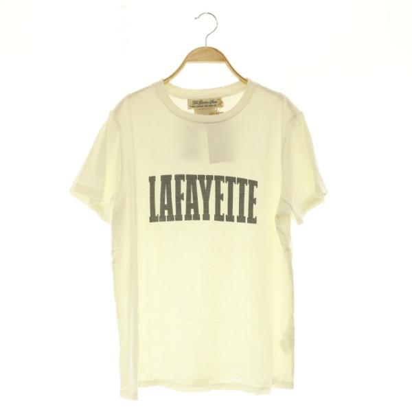 未使用品 レミレリーフ REMI RELIEF 25SS LAFAYETTE Tシャツ MUSE de Deuxieme Classe取扱 半袖 プリント L 999 オフホワイト【ブランド】レミレリーフ REMI RELIEF【表記サイズ...