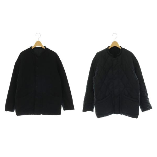 スティーブンアラン Steven Alan QLT RVR LINNER リバーシブル ジャケット キルトジャケット 中綿 アウター L 紺 黒 ネイビー ブラック /HS ■OS ■AD メンズ【ブランド】スティーブンアラン Steven...