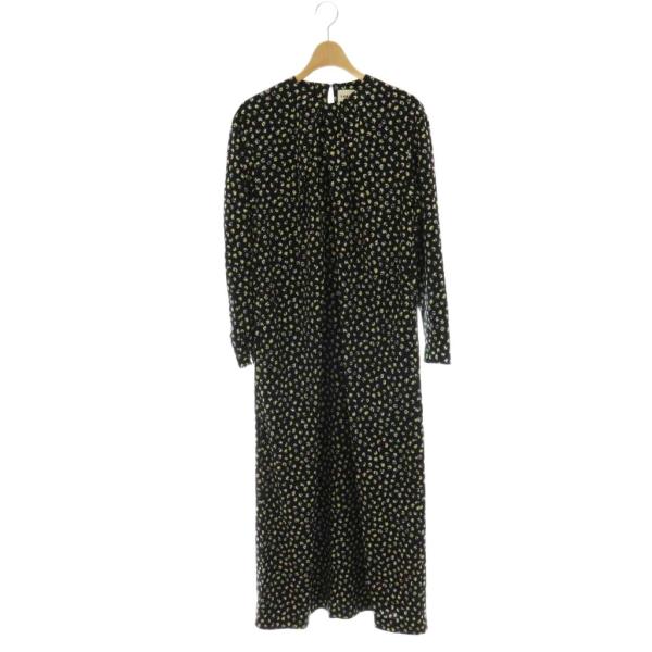 シンゾーン Shinzone 24AW SPARKLE PRINTED DRESS 花柄ワンピース ロング 長袖 36 ブラック マルチカラー /DO ■OS レディース【ブランド】シンゾーン Shinzone【表記サイズ】36【実寸サイズ...