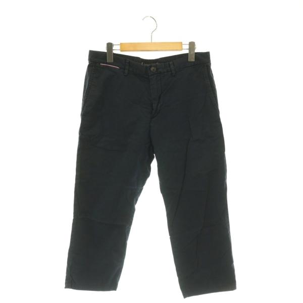 トミーヒルフィガー DENTON CHINO STRETCH STRAIGHT FIT 七分丈パンツ ストレート ジッパーフライ 32/32 ネイビー /DO ■OS メンズ【ブランド】トミーヒルフィガー TOMMY HILFIGER【表記...