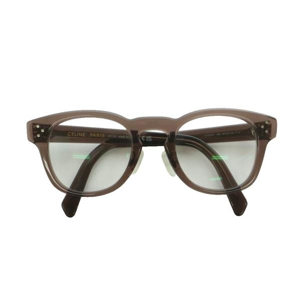 セリーヌ CELINE 眼鏡 めがね セルフレーム 度入り 49□23-145 茶 CL40233I /MI ■OS ■OH レディース【ブランド】セリーヌ CELINE【表記サイズ】49□23-145【実寸サイズ】レンズの大きさ：4×4....