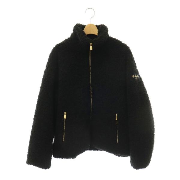 タトラス TATRAS LUERA ボアブルゾン ジャケット ジップアップ 02 ブラック /HK ■OS レディース【ブランド】タトラス TATRAS【表記サイズ】02【実寸サイズ】身幅：60cm　着丈：61cm　ゆき丈：83cm　　【素...