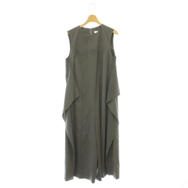 アドーア ADORE 24SS 2WAY ツイルコンビネゾン オールインワン ワイド ノースリーブ 38 グレー /ES ■OS レディース【ブランド】アドーア ADORE【表記サイズ】38【実寸サイズ】肩幅：37cm　身幅：47cm　総丈...