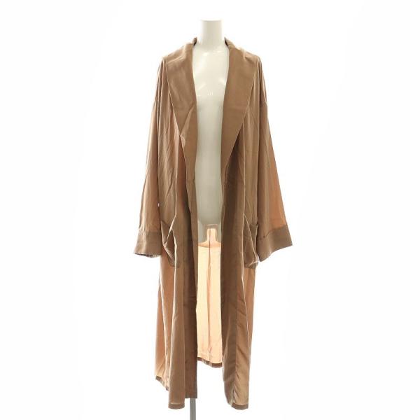 アメリヴィンテージ Ameri VINTAGE ロングコート ガウン ベージュ /KO ■OS レディース【ブランド】アメリヴィンテージ Ameri VINTAGE【表記サイズ】サイズ表記なし(実寸サイズをご参考ください。)【実寸サイズ】肩...