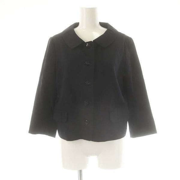 49アベニュー ジュンコシマダ 49AV. junko shimada ジャケット フラワーボタン 40 ネイビー /ES ■OS ■GY39 ■AX レディース【ブランド】49アベニュー ジュンコシマダ 49AV. junko shima...