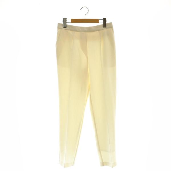 アルマデザイン Alma Design テーパードパンツ ワンタック L 白 ホワイト /SS ■OS ■GY39 ■AX レディース【表記サイズ】L【実寸サイズ】ウエスト：約68cm　もも幅：約22cm　裾幅：約15cm　股上：約27cm...