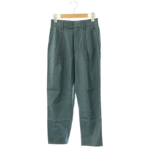 スタニングルアー STUNNING LURE 21S 118-004 チンツクリーンパンツ テーパードパンツ タック 00 チャコールグレー /ES レディース【ブランド】スタニングルアー STUNNING LURE【表記サイズ】00【実寸...