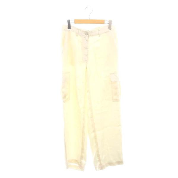 セオリー Theory 23SS Crushed Acetate Cargo Pant HB カーゴパンツ ワイドパンツ サテン 0 アイボリー /ES ■OS ■PN レディース【ブランド】セオリー Theory【表記サイズ】0（日本サイ...
