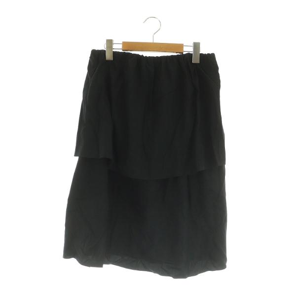 未使用品 B&amp;Y ユナイテッドアローズ BEAUTY&amp;YOUTH ビューティー&amp;ユース ティアードブラウス ノースリーブ ベアトップ F ブラック /MY ■OS ■FR レディース【ブランド】B&amp;Y ユナイ...