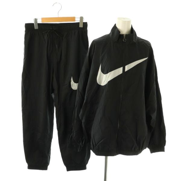 ナイキ NIKE DM6184-010 DX5865-010 セットアップ 上下 ジャケット ブルゾン イージーパンツ テーパード L 黒 /NR ■OS レディース【ブランド】ナイキ NIKE【表記サイズ】L【実寸サイズ】ジャケット 肩幅...